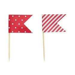 Toppers Flags Red – Balloons Etc